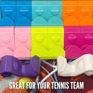 Tennis Bag Hook Personalized for Hanging on Fence - Fencecaddy is Very ...