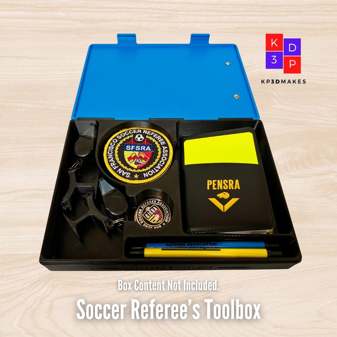 Soccer Referee's Toolbox-personalized Clipboard Organizer for Soccer ...