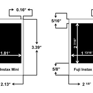Personalized Instax Mini Picture Frame With Protective Acrylic, Built ...