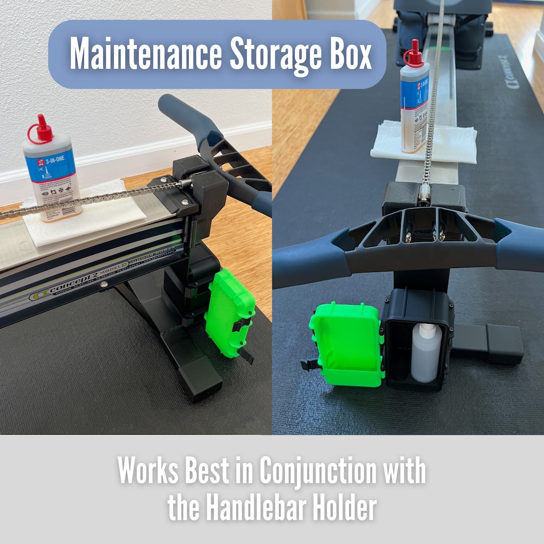 Concept2® Rower (rowerg®) Model D Maintenance Box for Storing Cleaning ...
