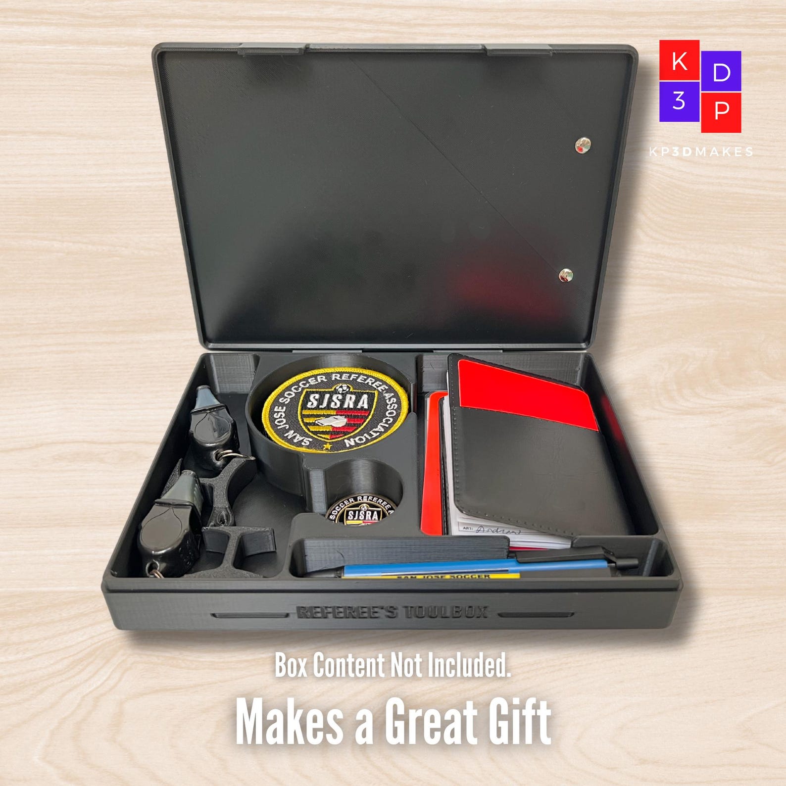 Soccer Referee's Toolbox-personalized Clipboard Organizer for Soccer ...
