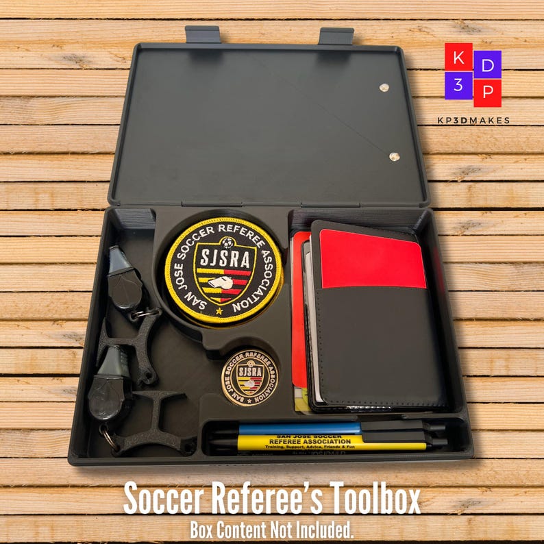 Soccer Referee's Toolbox-personalized Clipboard Organizer for Soccer ...