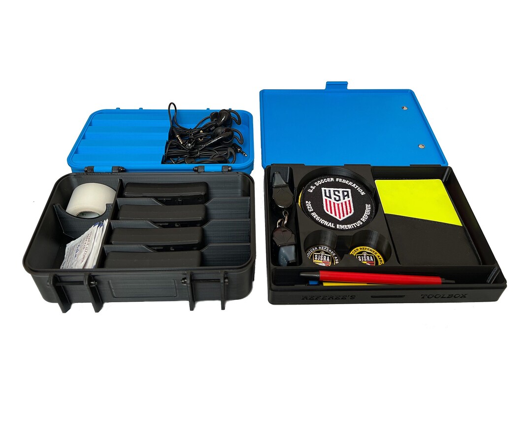 Blue Combo Set Referee Comms Toolbox and Referee's Toolbox comms Box is ...