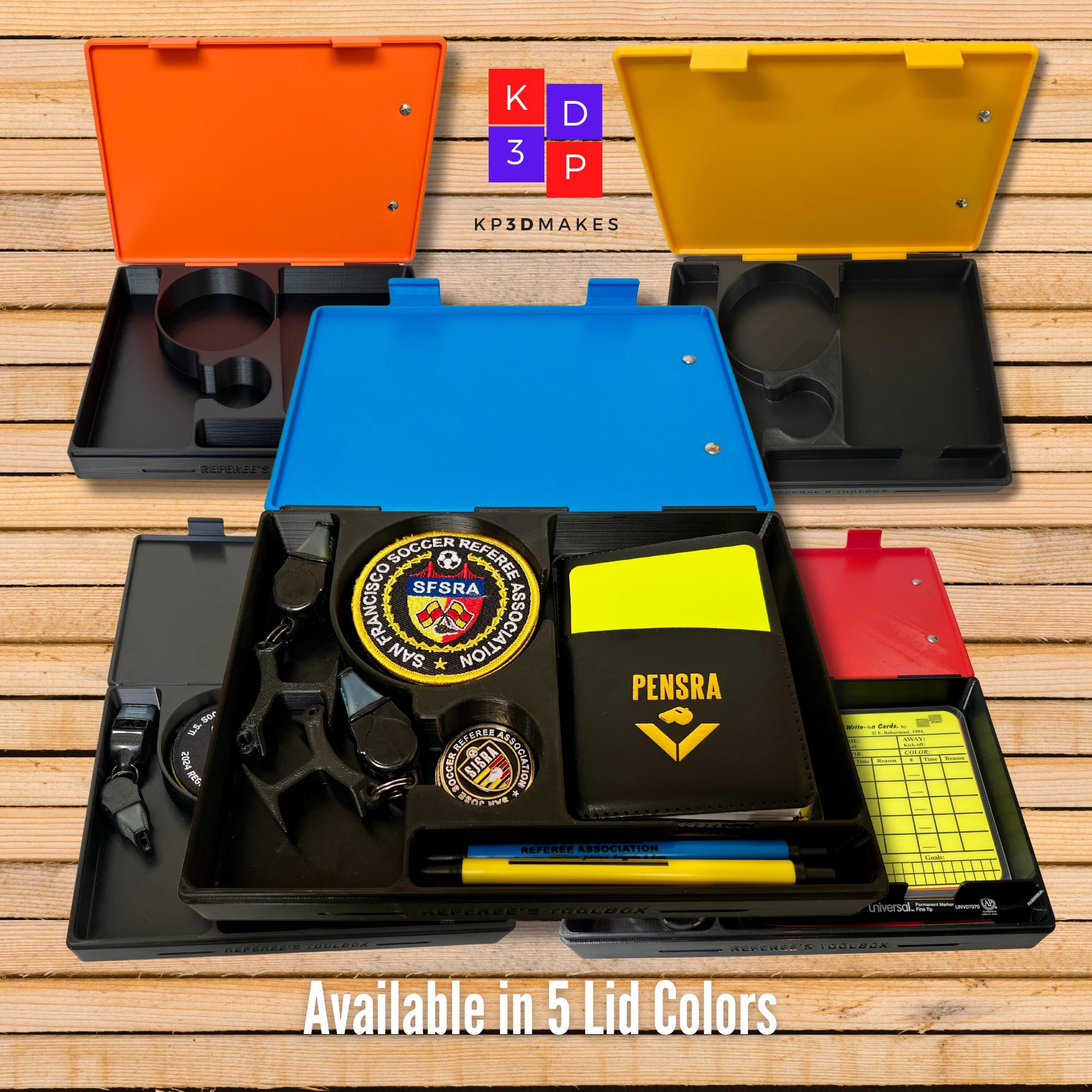 Soccer Referee's Toolbox-personalized Clipboard Organizer for Soccer Referees to Store Cards ...