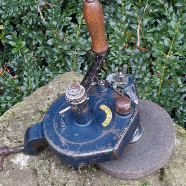 Antique Grinding Wheel - Etsy