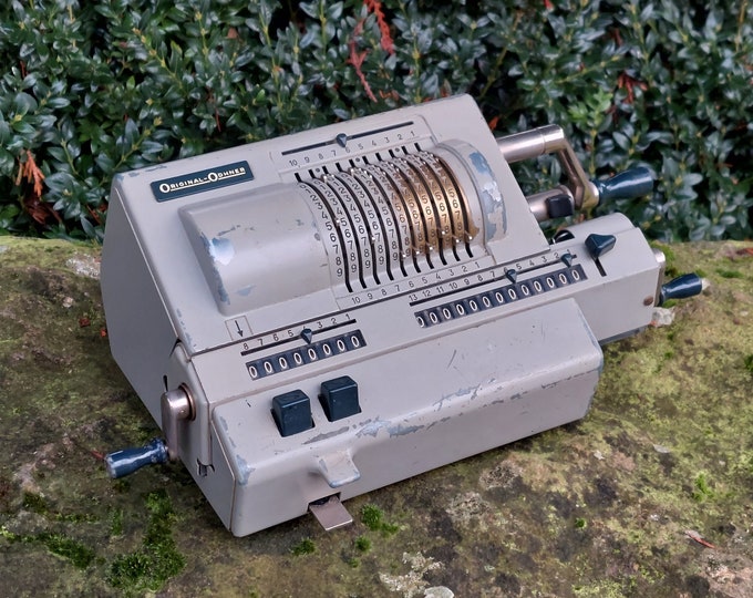 Old Calculating Machine / ORIGINAL ODHNER Brand / Made in Sweden ...