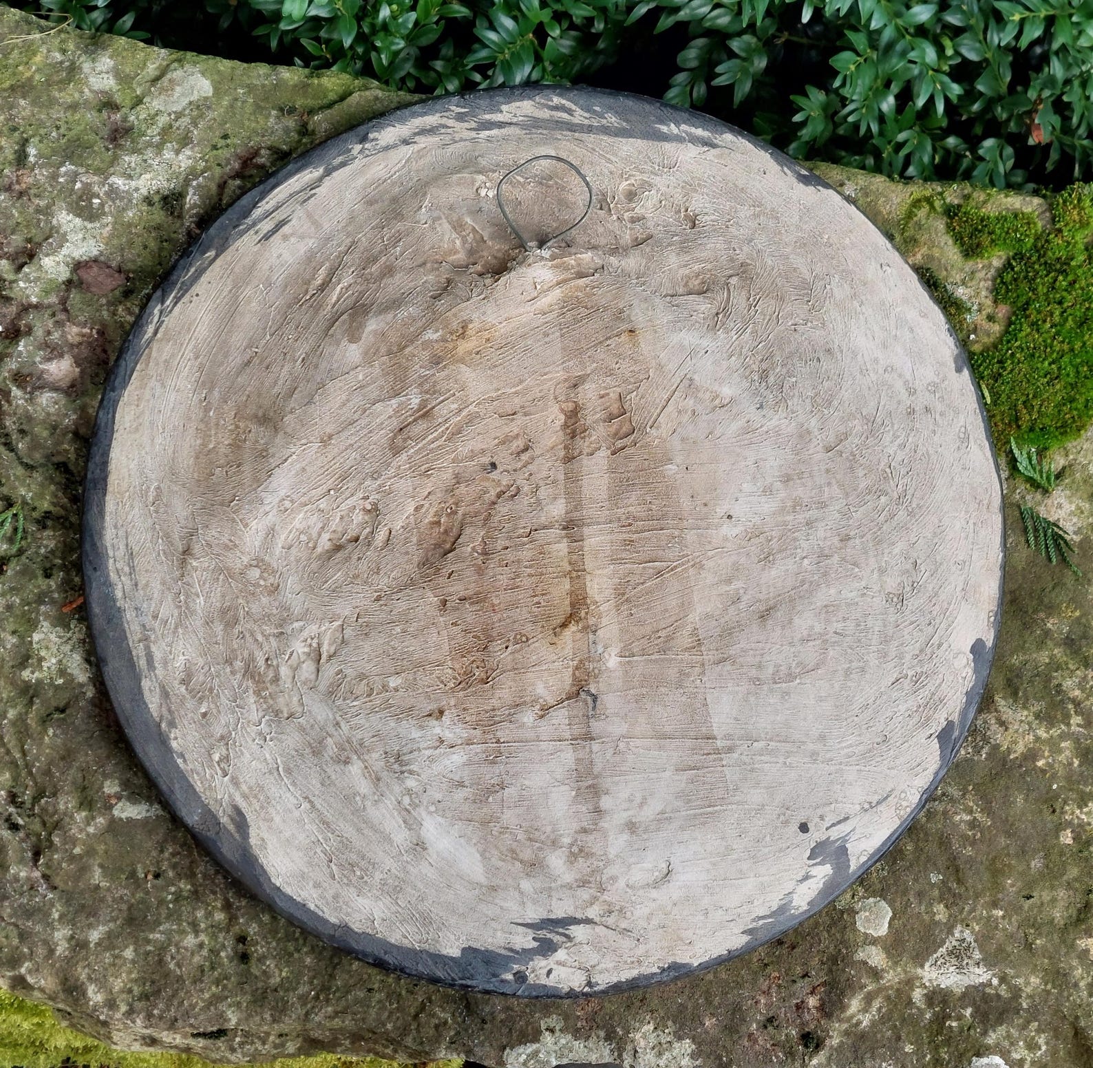 Old Plaster Plate / Medieval Scene, Tavern / Decorative Plate / Wall ...
