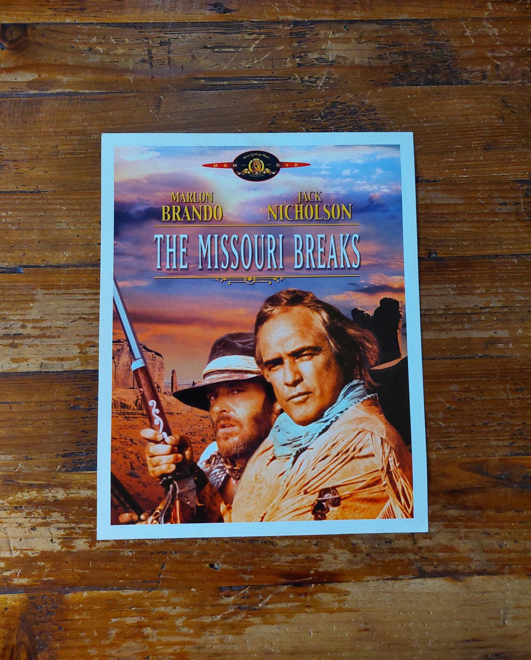 THE MISSOURI BREAKS Poster / Marlon Brando, Jack Nicholson / Western ...
