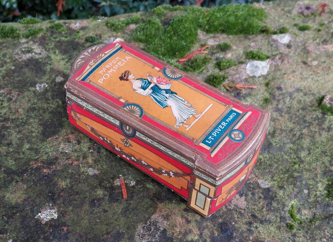 Old Rigid Cardboard Box / POMPEIA Perfume / LT Pivers, Paris ...