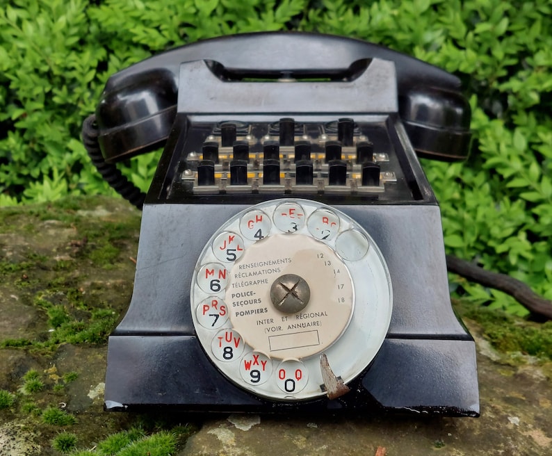 Old Standard Telephone / ERICSSON Brand / Bakelite Rotary Dial ...