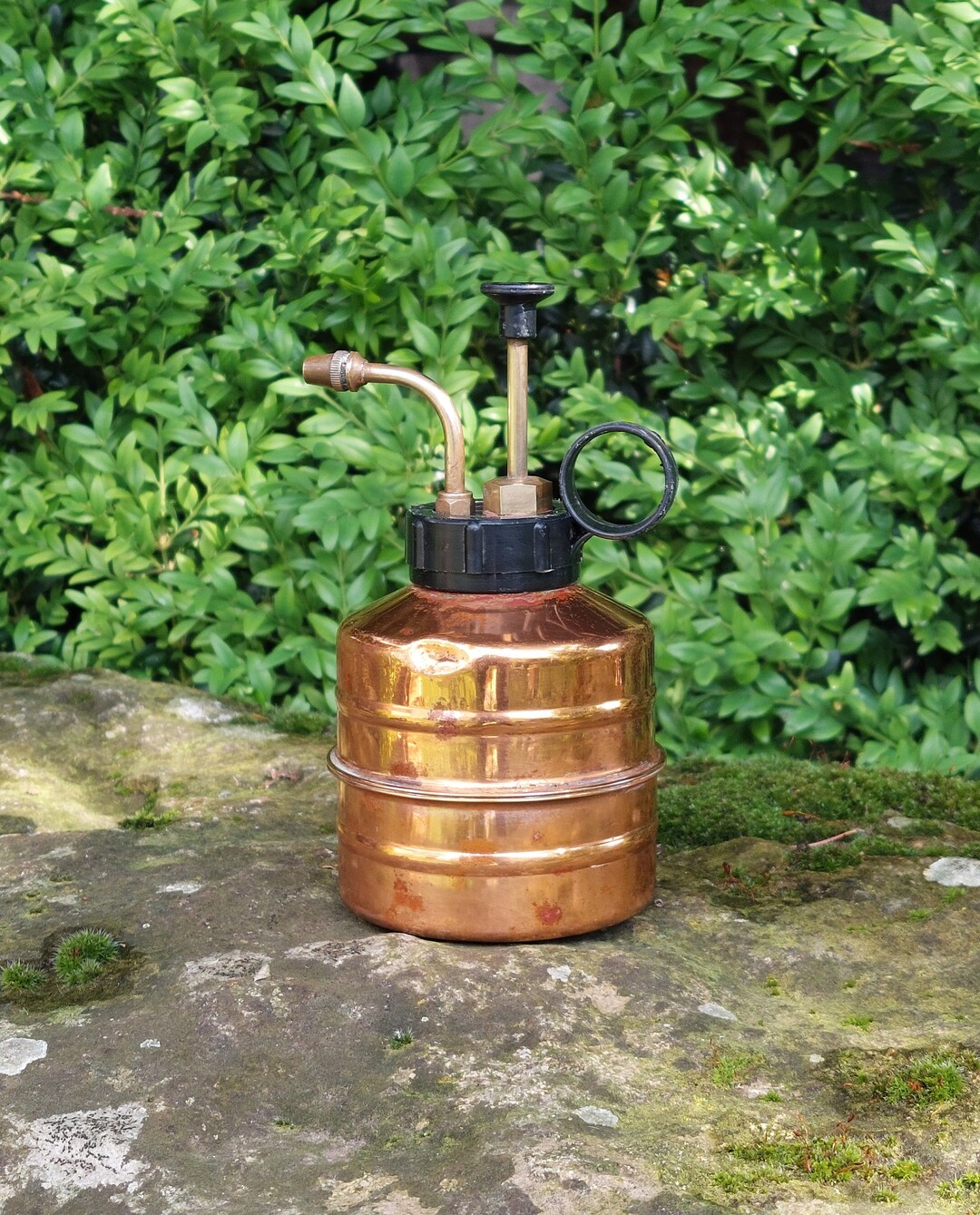 Small Copper Sprayer With Brass Connections, Plastic Handles / Drawing ...