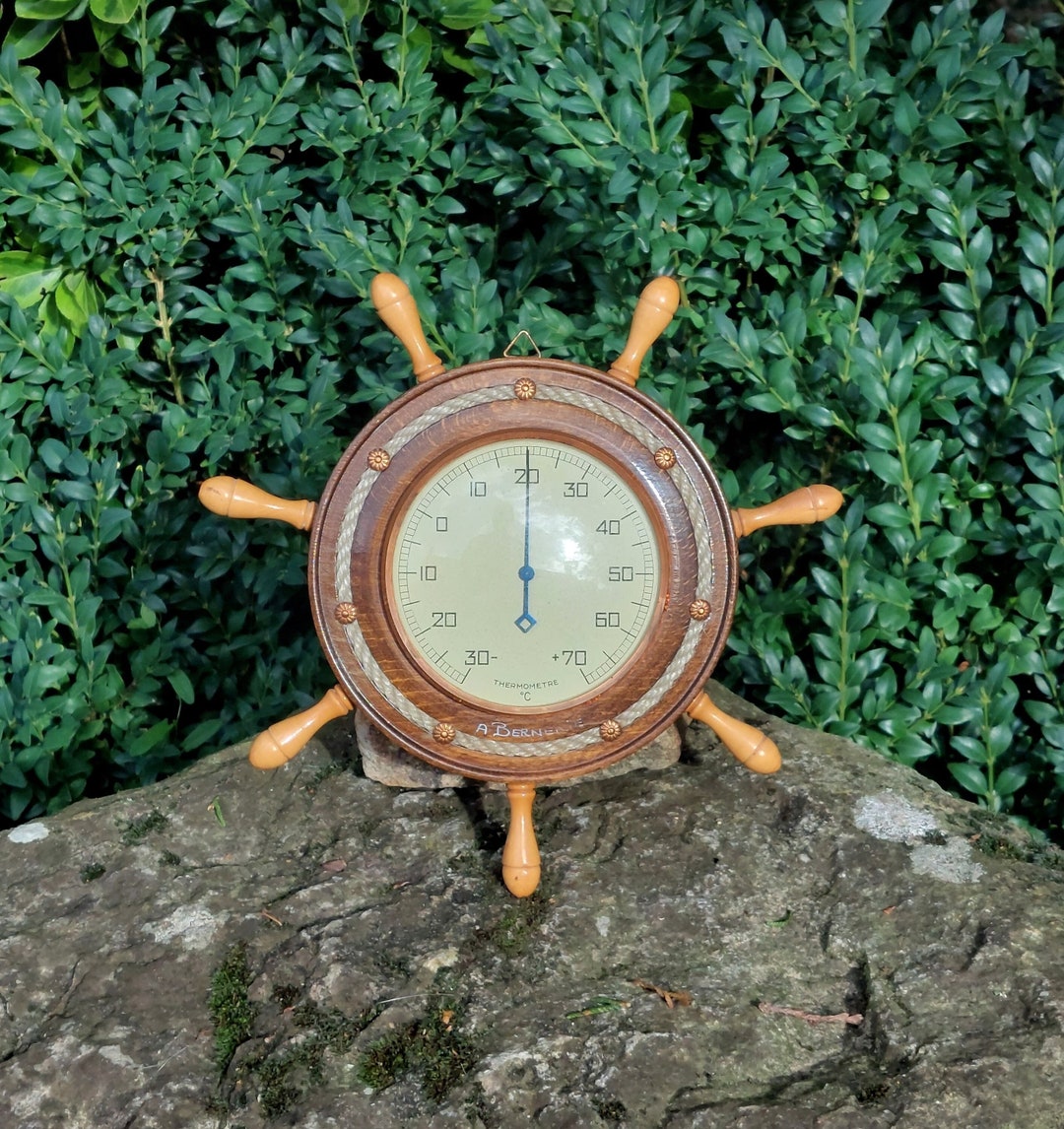 Old Thermometer in the Shape of a Rudder / Degrees Celsius, Functional ...