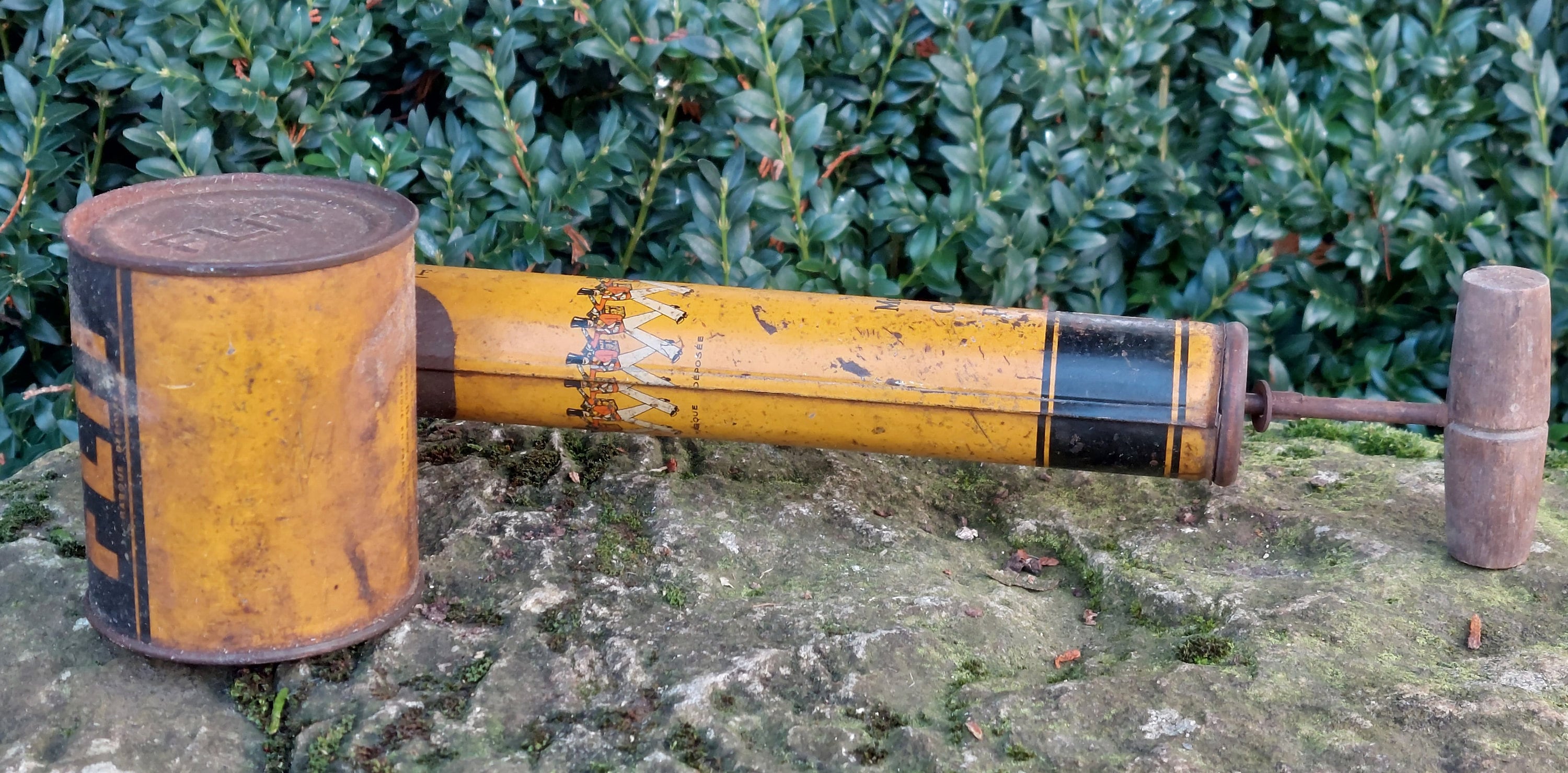 Old Steel Sprayer With Wooden Handle / Brand: FLIT, Registered ...
