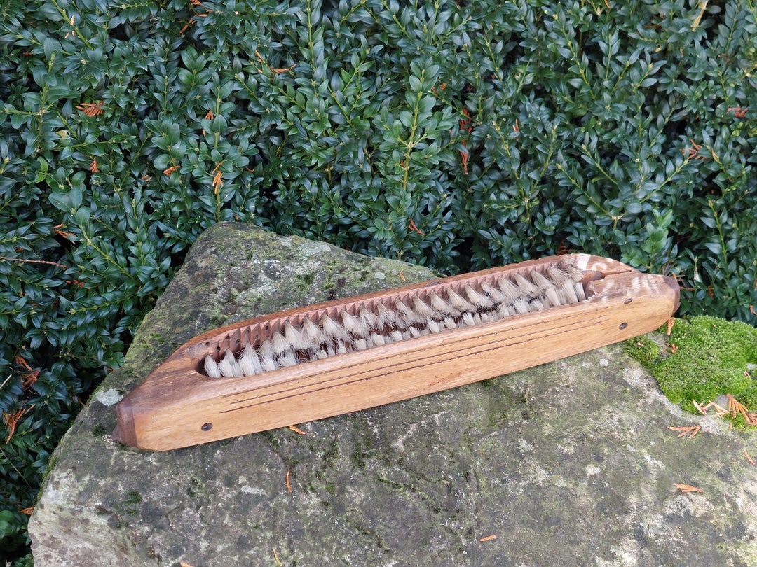 Old Shuttle, Weaving Loom Accessory / Authentic / Wood, Iron and Hair ...