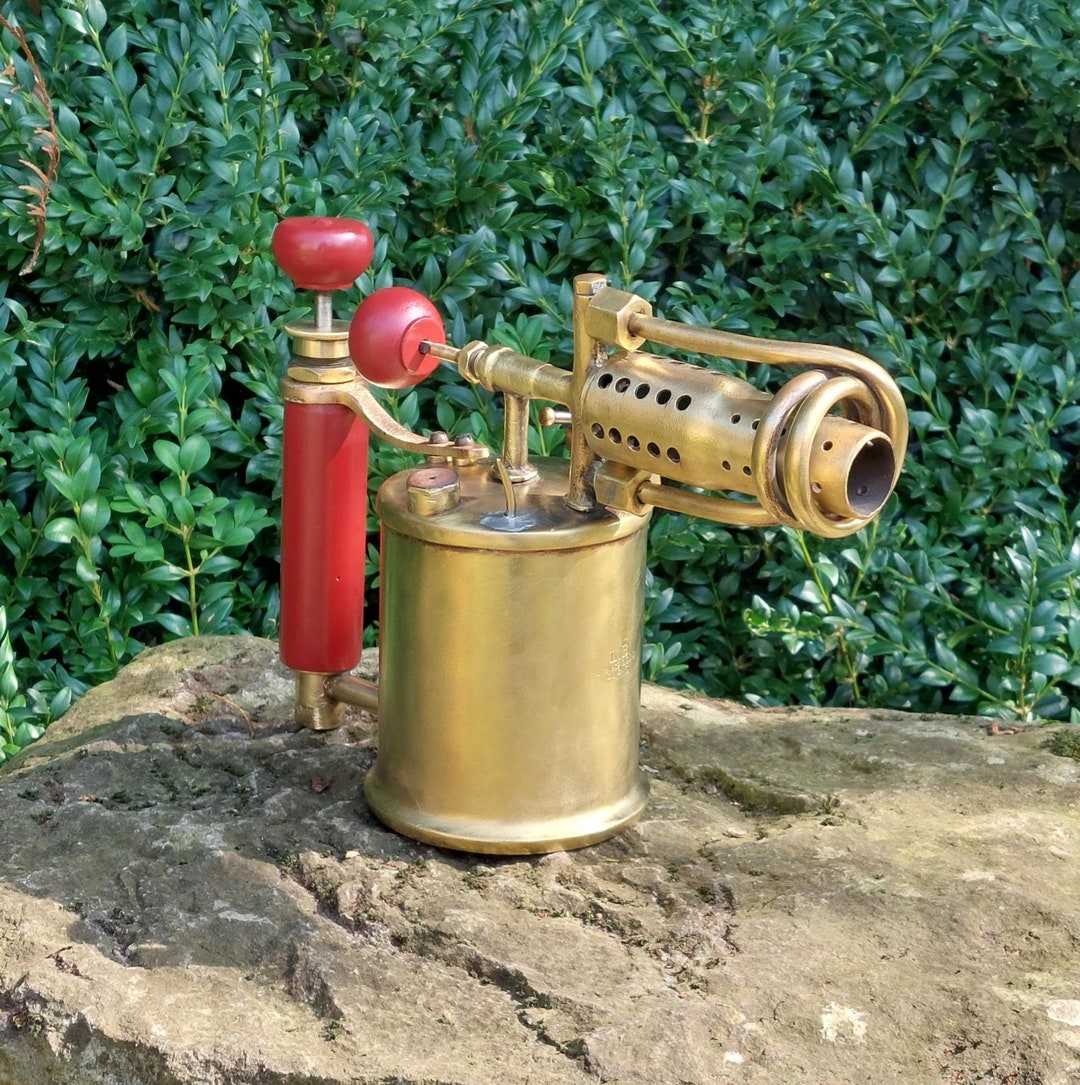 Old Brass Blowtorch / Large Size, Weight: 1.9 Kg / L.B, Patented SGDG ...
