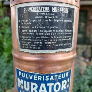 Old MURATORI Agricultural-horticultural Sprayer (pump) / Copper, Brass ...