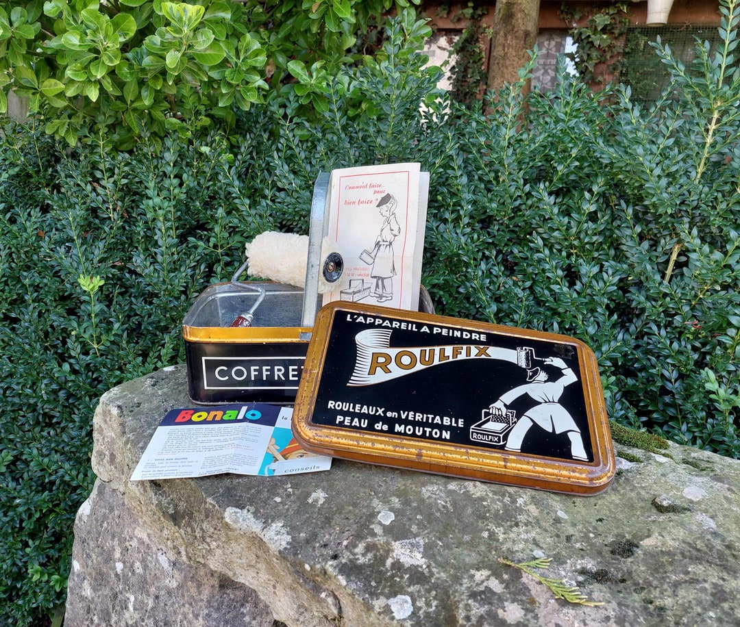 Old Metal Paint Box / ROULFIX Brand / Sold With All Its Original ...