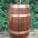 Small Wooden Calvados Barrel With Copper Hoops / Fine Cooperage / 6 ...
