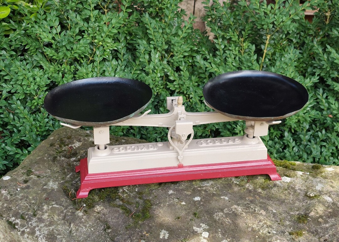Old French Steel Scale / Capacity 10 Kg / Fully Restored / Kitchen ...