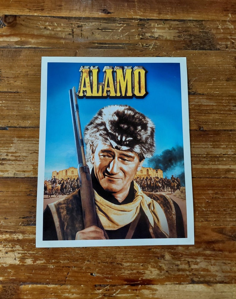 ALAMO Poster / John Wayne / Western Movie Poster / Dimension 24x30 Cm ...
