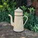 Old Enameled Sheet Metal Coffee Maker With Filter / Beige - Etsy