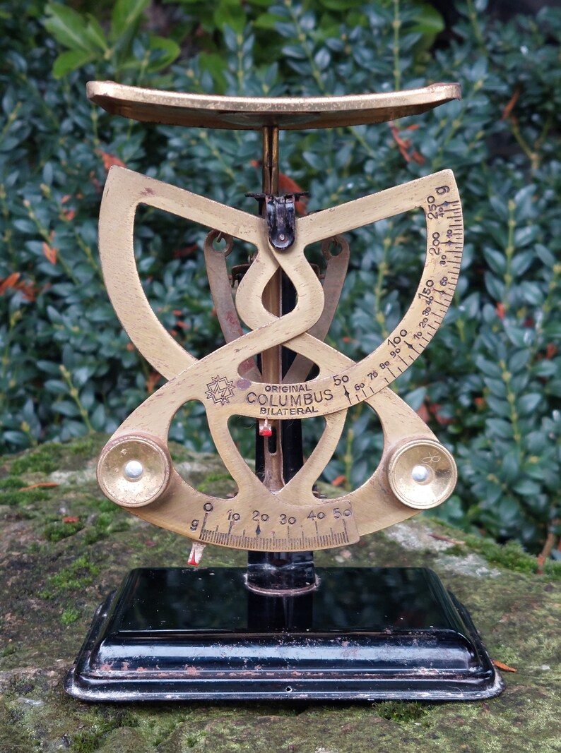 Old Scale, Letter Scale / Original COLOMBUS Bilateral / 2 Reading ...