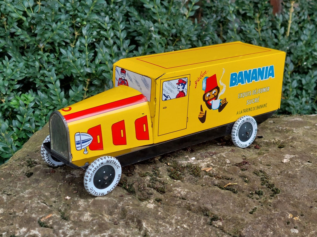 Advertising Car, BANANIA TRUCK in Metal / Lithographed Sheet Metal ...