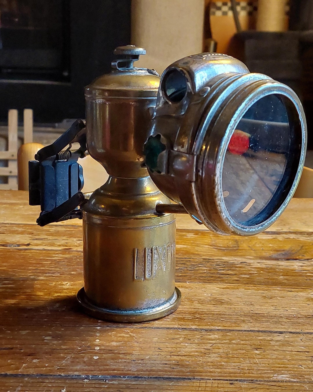 Old Bicycle, Moped, Motorcycle Lamp / Acetylene Lamp / LUXOR Brand ...