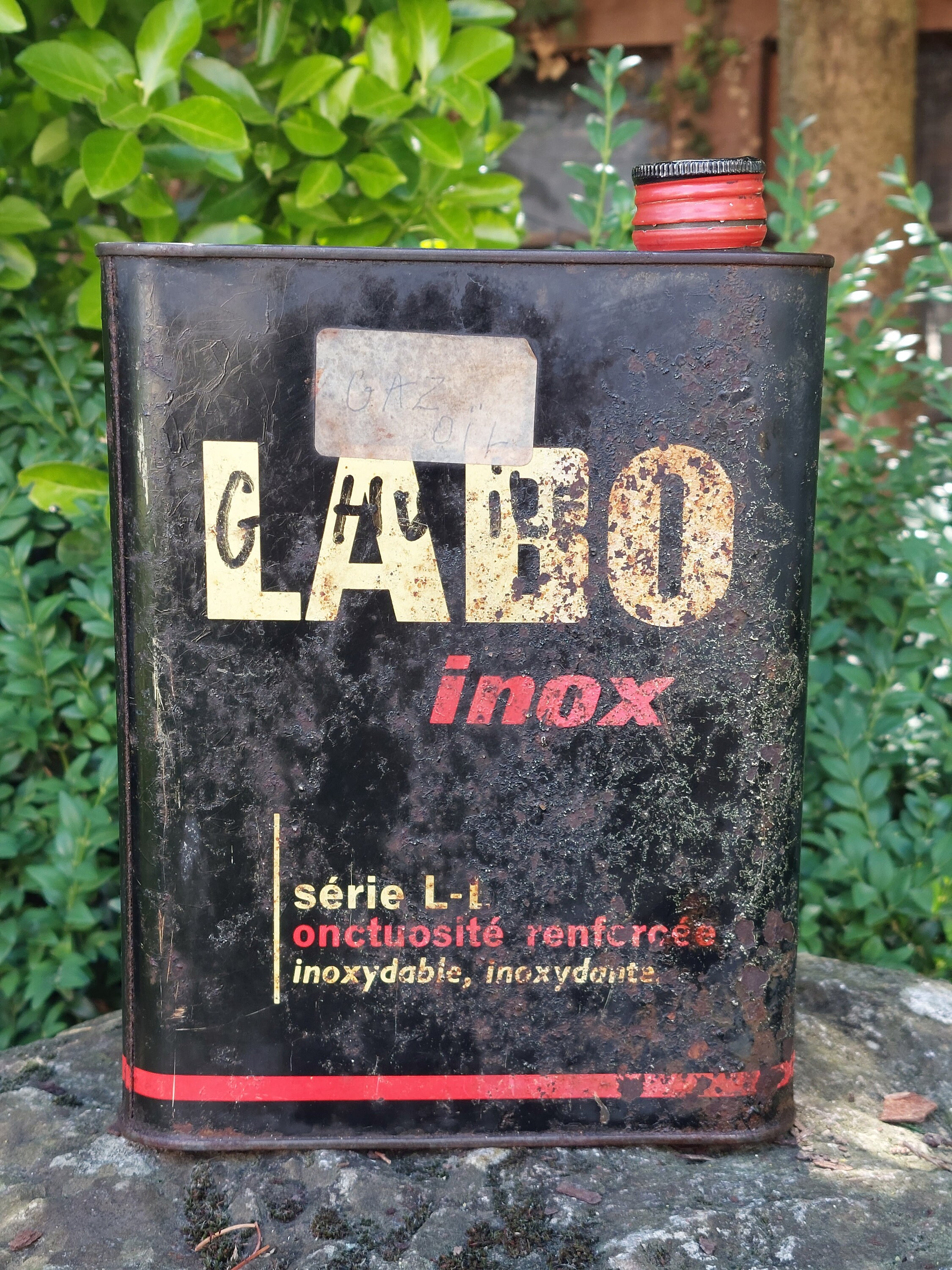 Old French Oil Can / LABO Inox / Made in France / Vintage Decoration ...