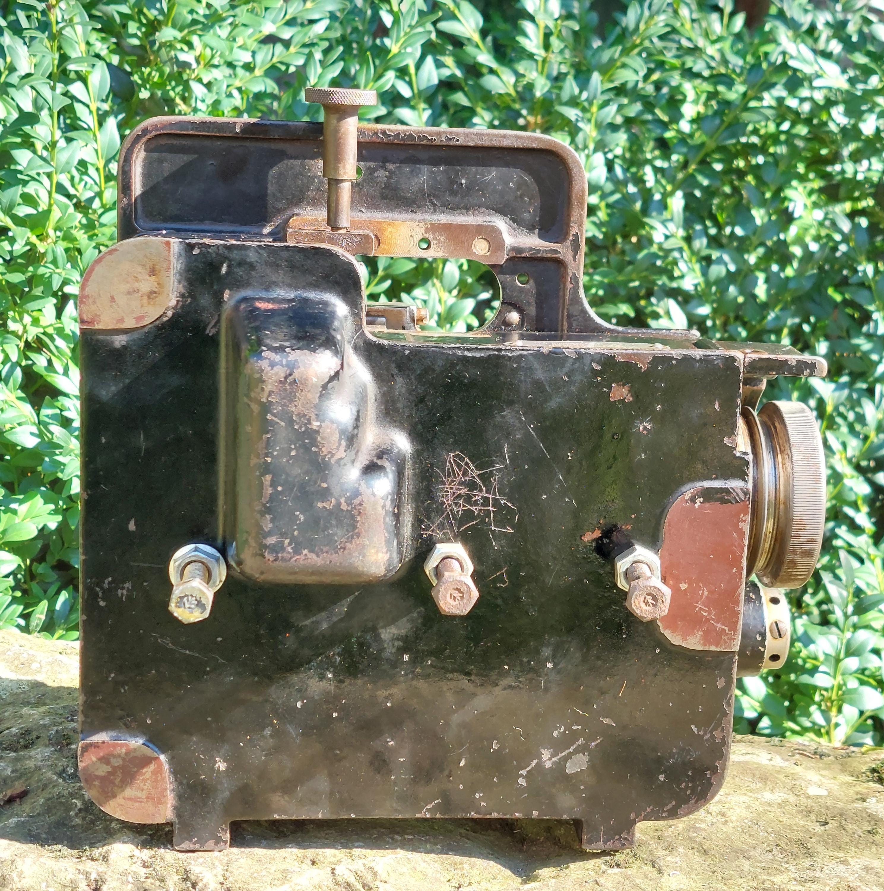 RARE - Antique Cast Iron Sewing Machine / Brand: Willcox & Gibbs ...