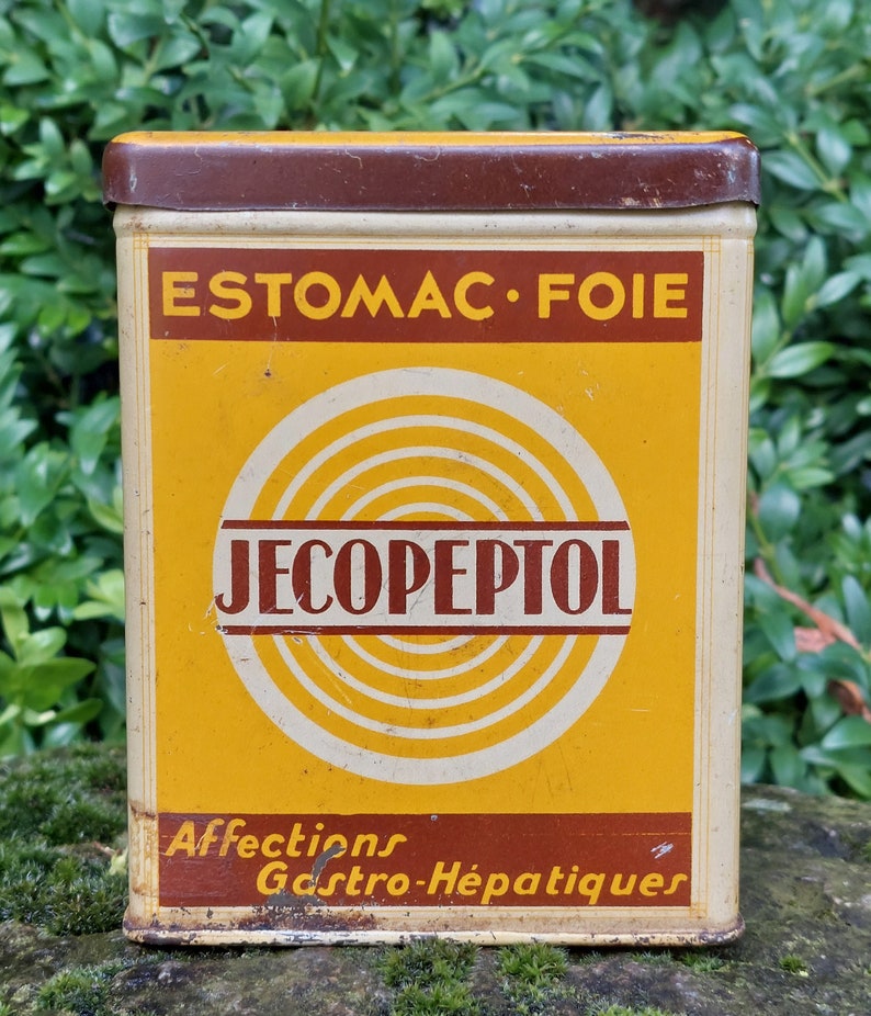 Old Metal Box /JECOPEPTOL, Gastrohepatic Disorders, ATHENA Clichy ...