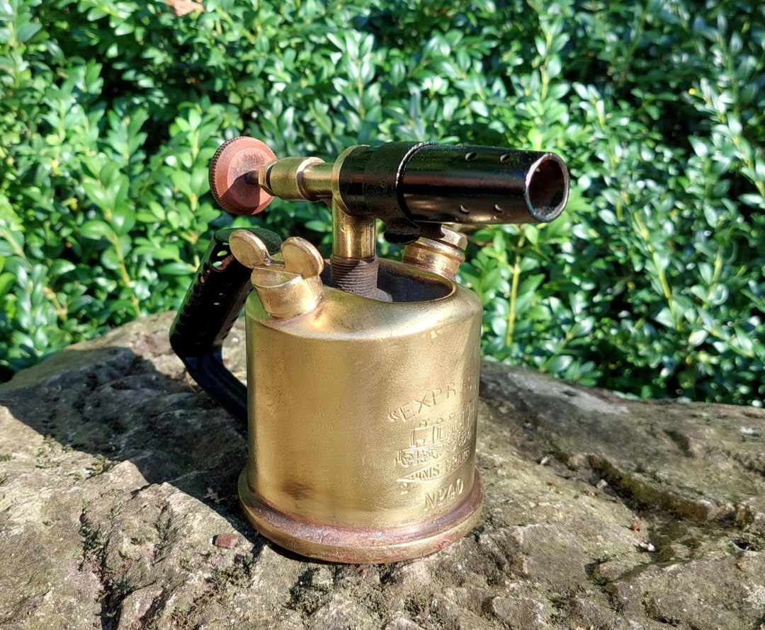 Antique Brass Blowtorch / Express, LG, Unis-france, N40 / Old Tools ...