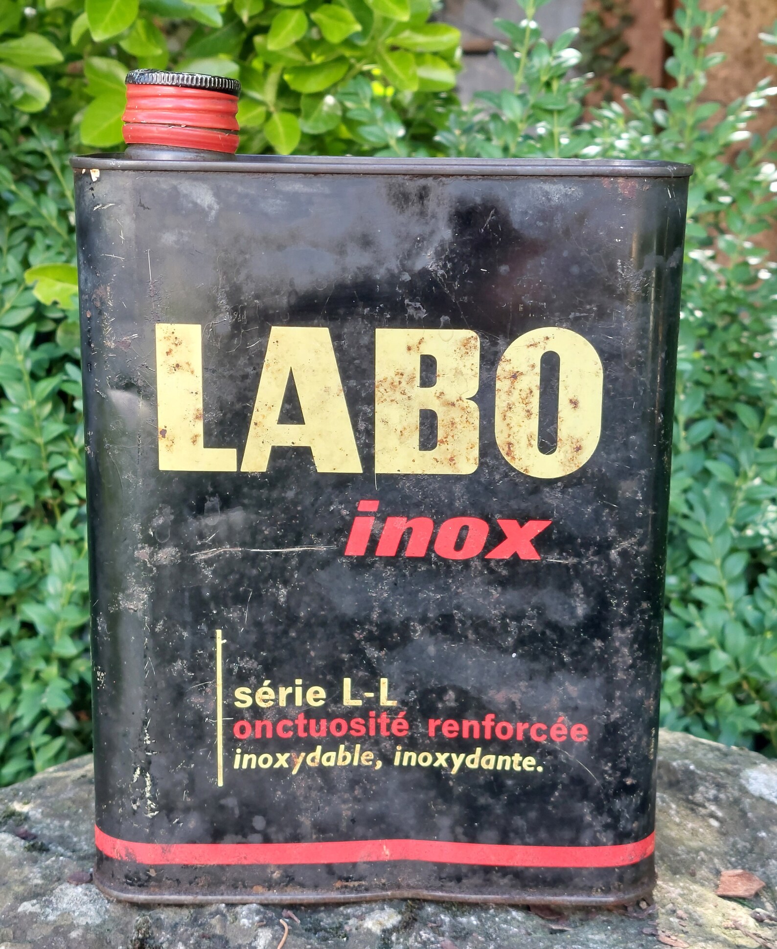 Old French Oil Can / LABO Inox / Made in France / Vintage Decoration ...