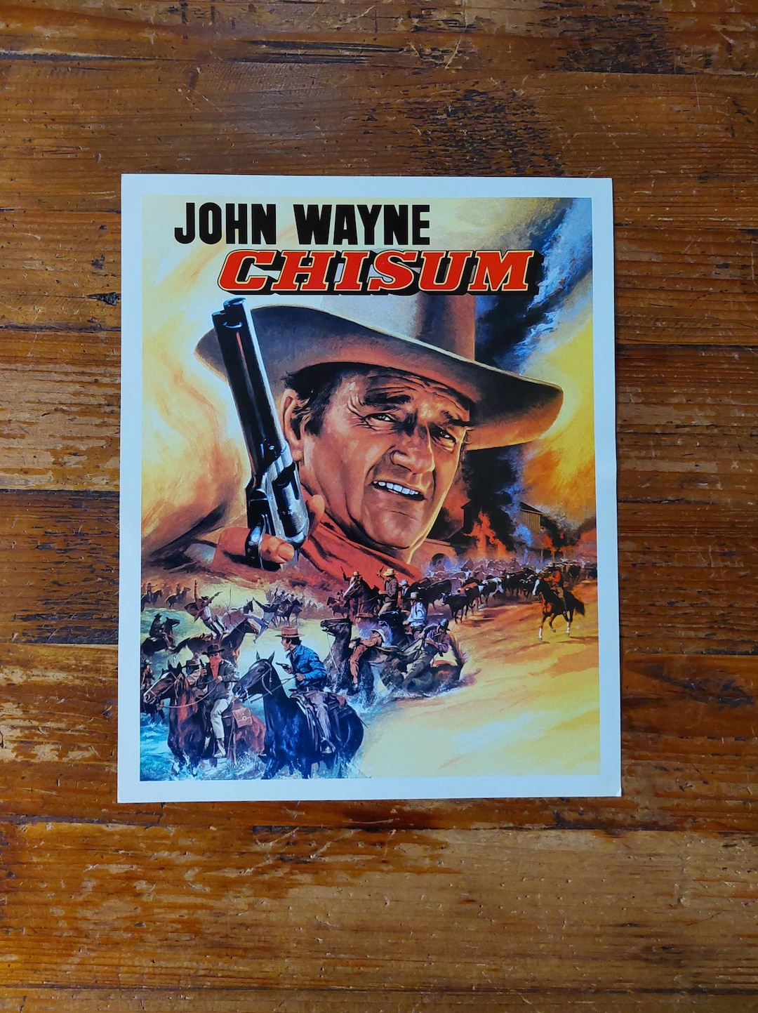 CHISUM Poster / John Wayne / Western Movie Poster / Dimension 24x30 Cm ...
