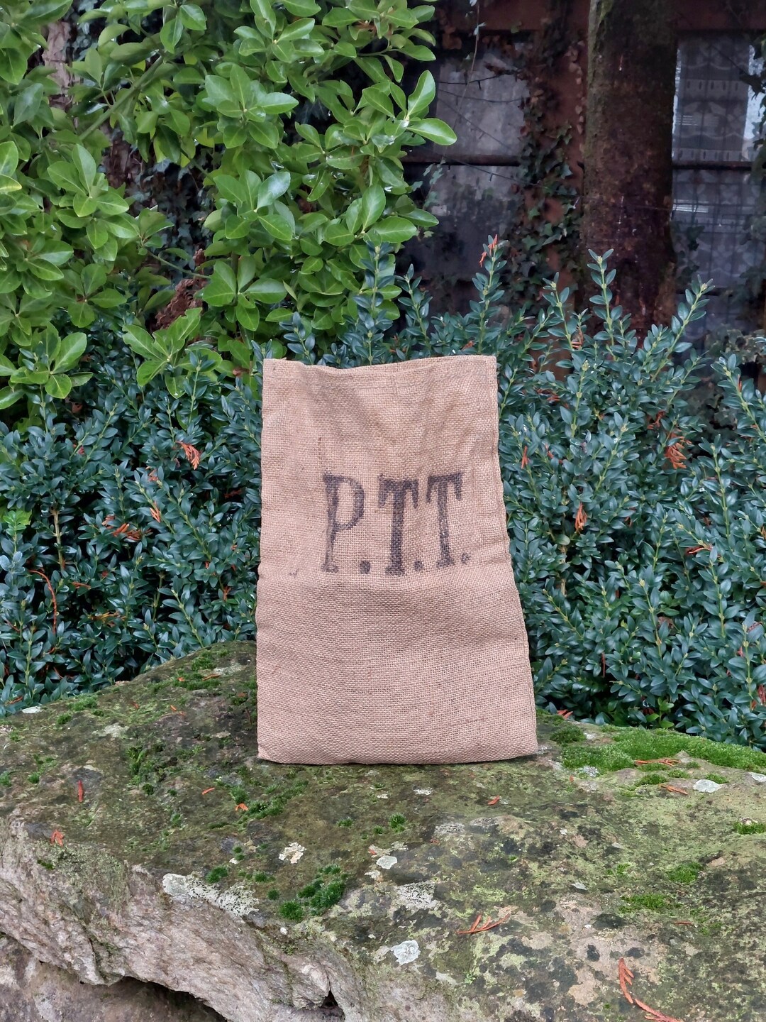Small PTT Jute Bag / Post, Telegraph and Telephone (france) / Height ...