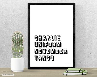 Charlie Tango | Etsy