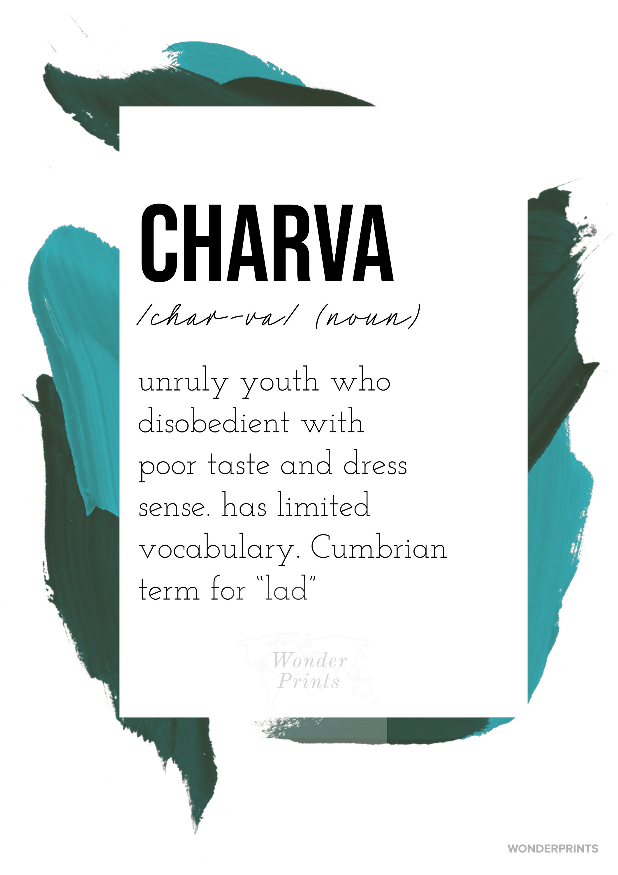 Carlisle Sayings Slang Print-Barmpot Radgie Deeks Cushti | Etsy