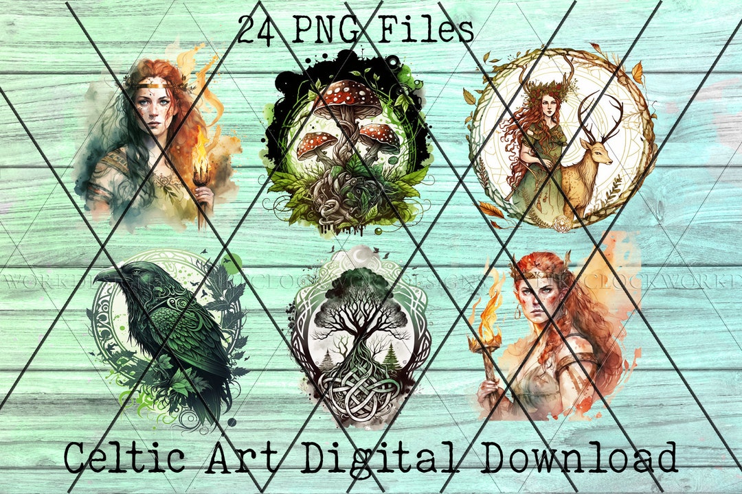 Celtic Digital Download Celtic Clip Art PNG Pagan, Ireland, Scotland ...