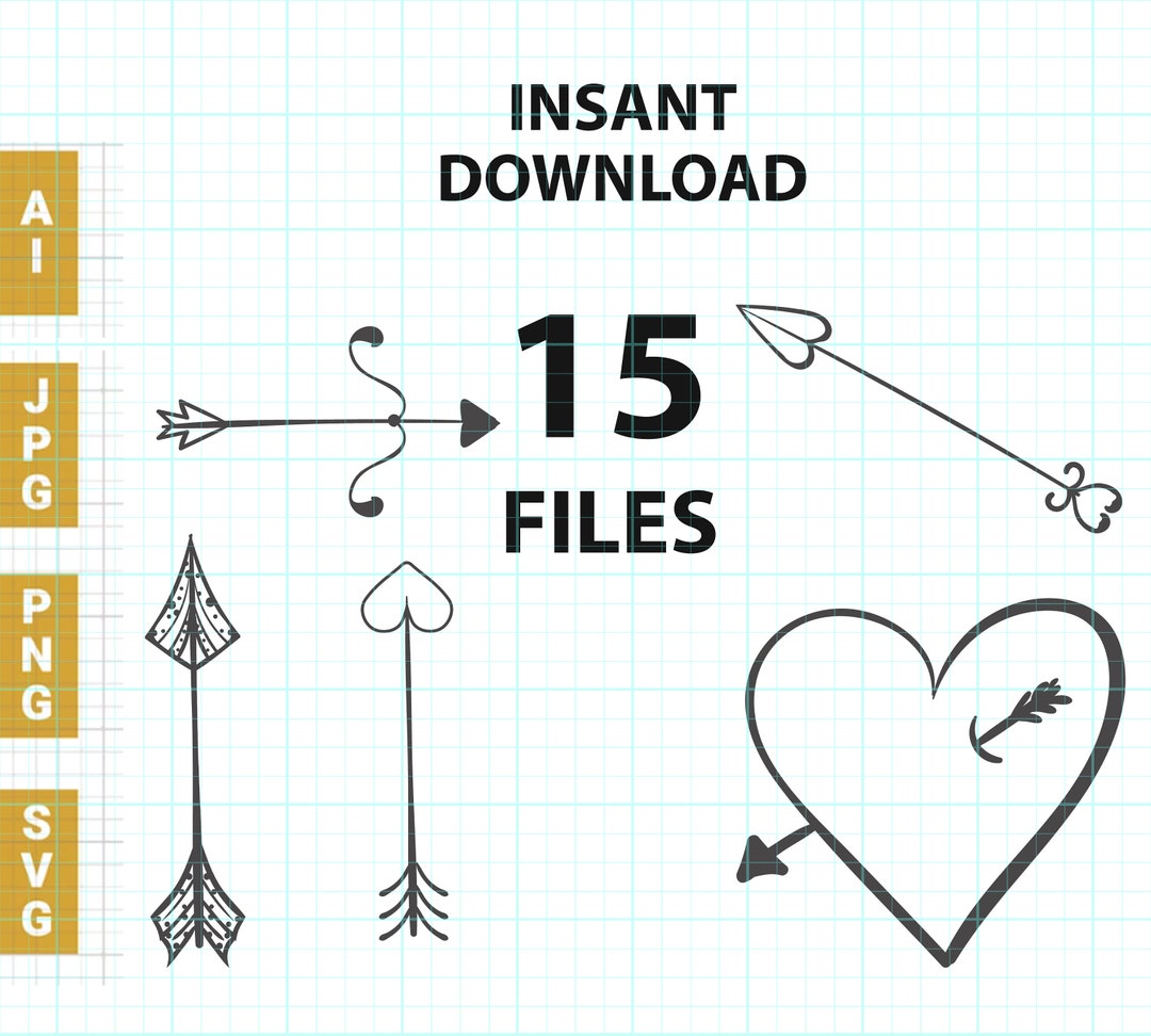 15 Flecha SVG / Flecha PNG Paquete / SVG Flechas Descarga digital ...