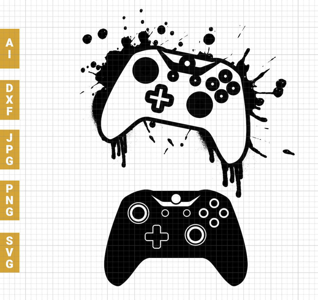 Game Controller Svg File - Etsy Australia