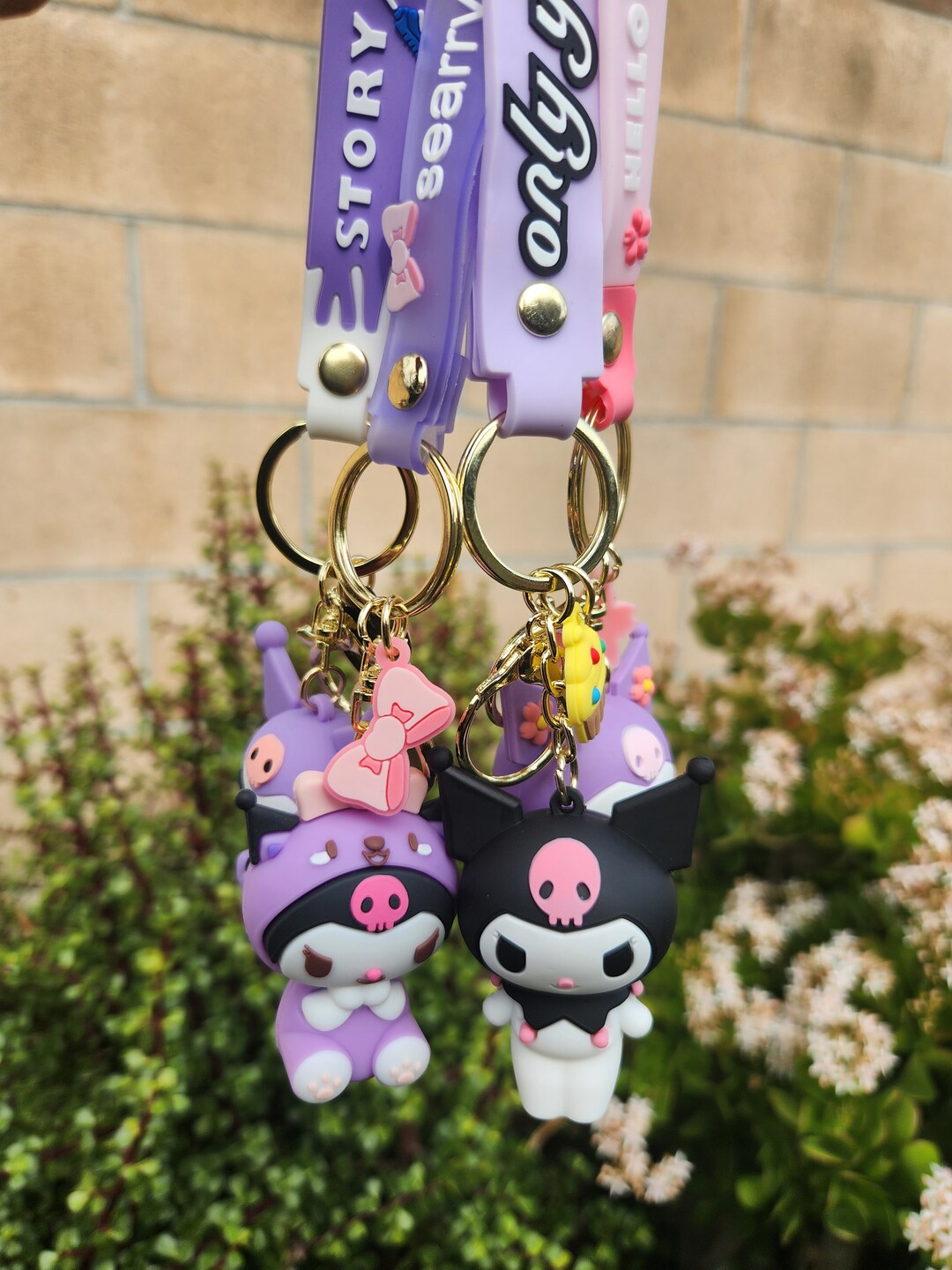Kuromi Keychain - Etsy