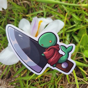 Final Fantasy Tonberry Knife 3 Vinyl Weatherproof Sticker - Etsy