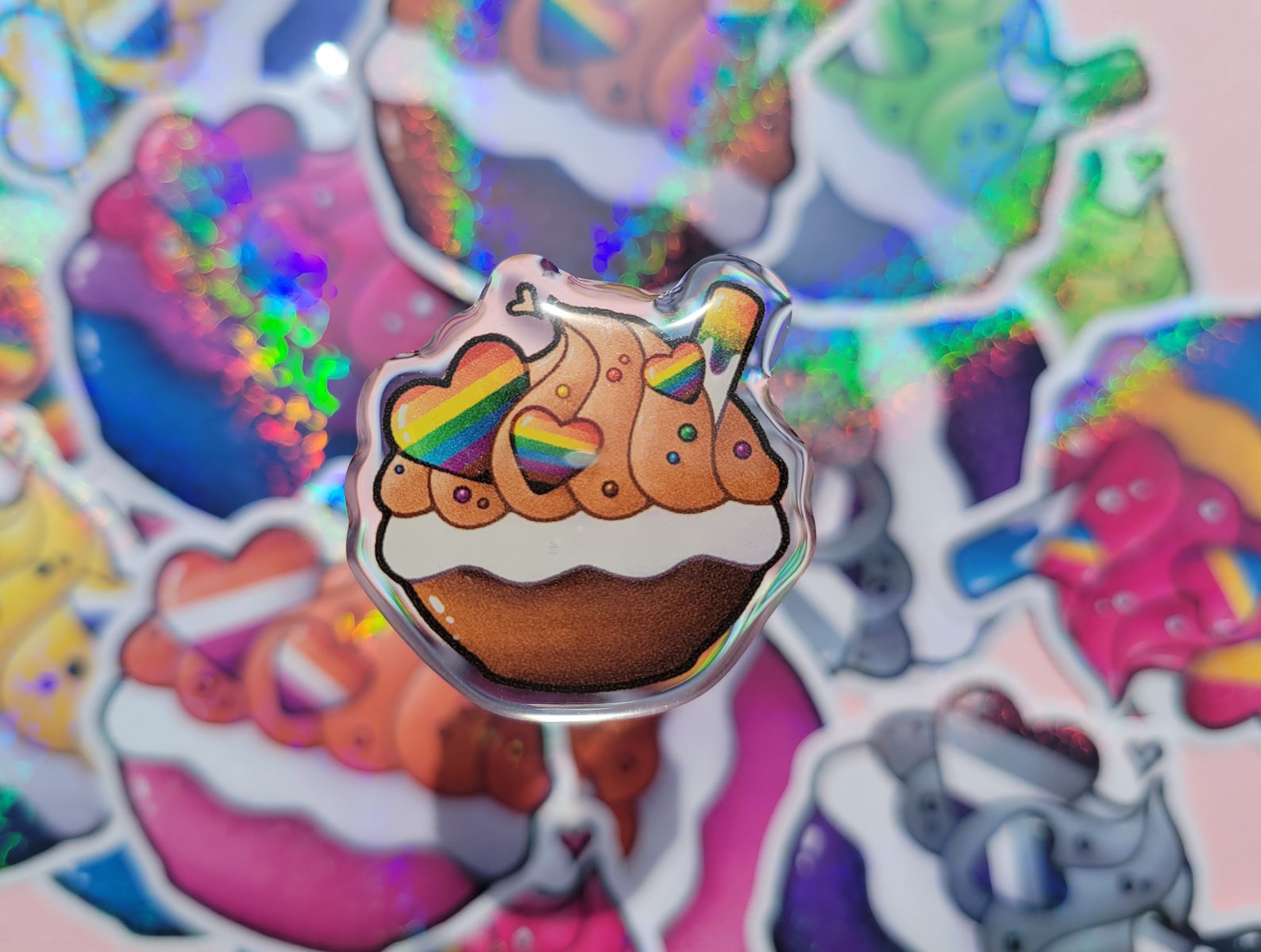 Pokemon Pokepuff LGBT Pride Acrylic Pins - Etsy