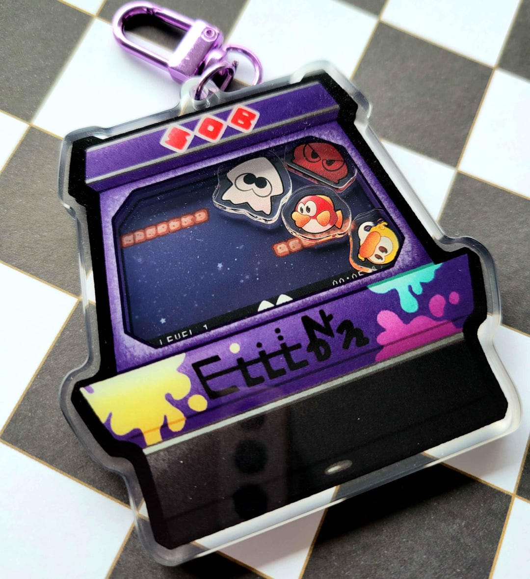 Splatoon Squid Jump Shaker Charm - Etsy