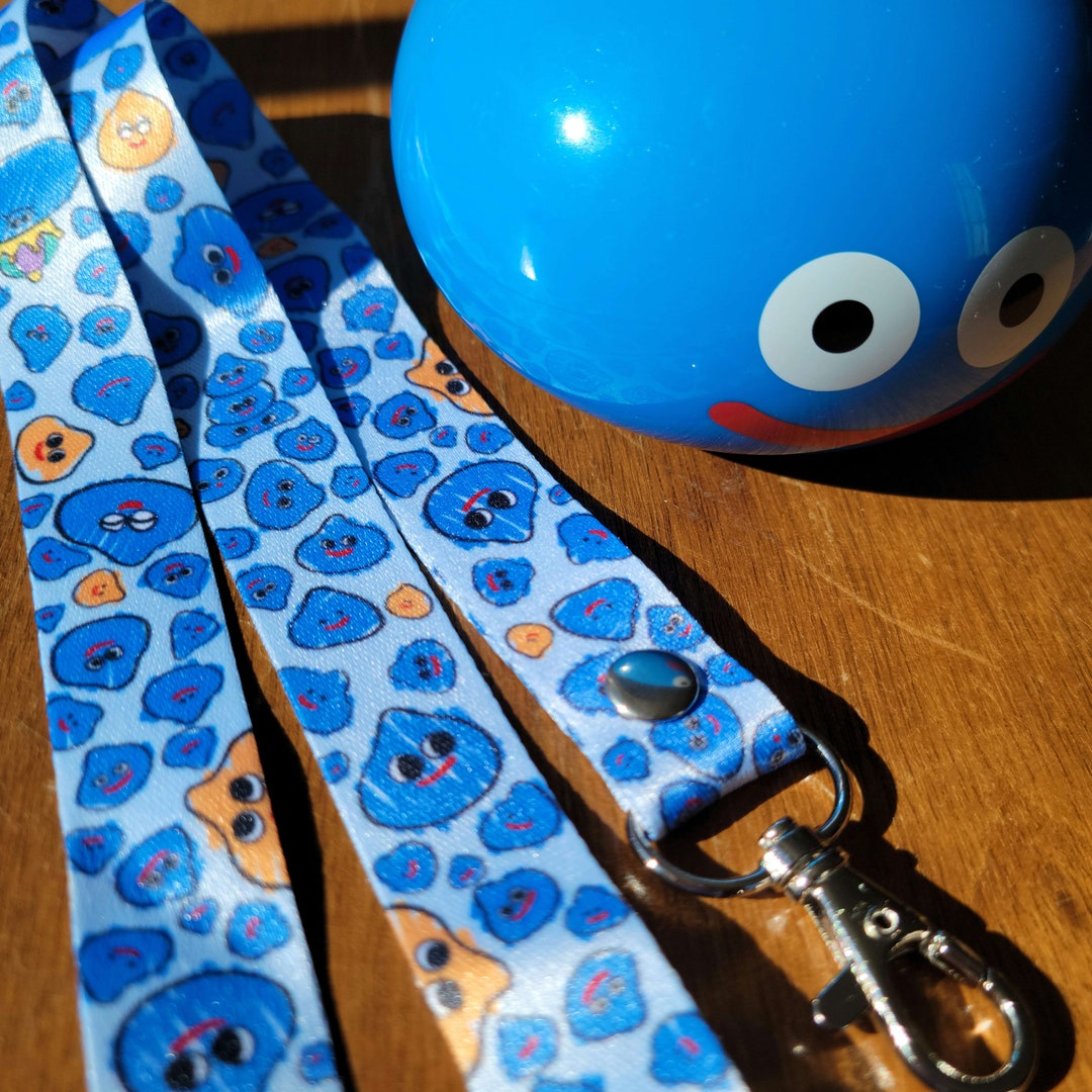 Dragon Quest Slime Doodle Lanyard - Etsy