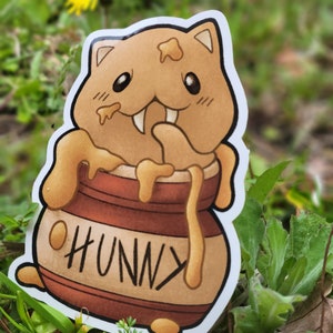 FFXIV Giant Beaver Hunny Pot Minion Il Mheg 3 Inch Vinyl Weatherproof ...