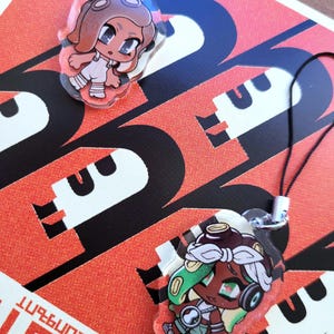 Splatoon Characters 1.5" Acrylic Phone Charm - Etsy