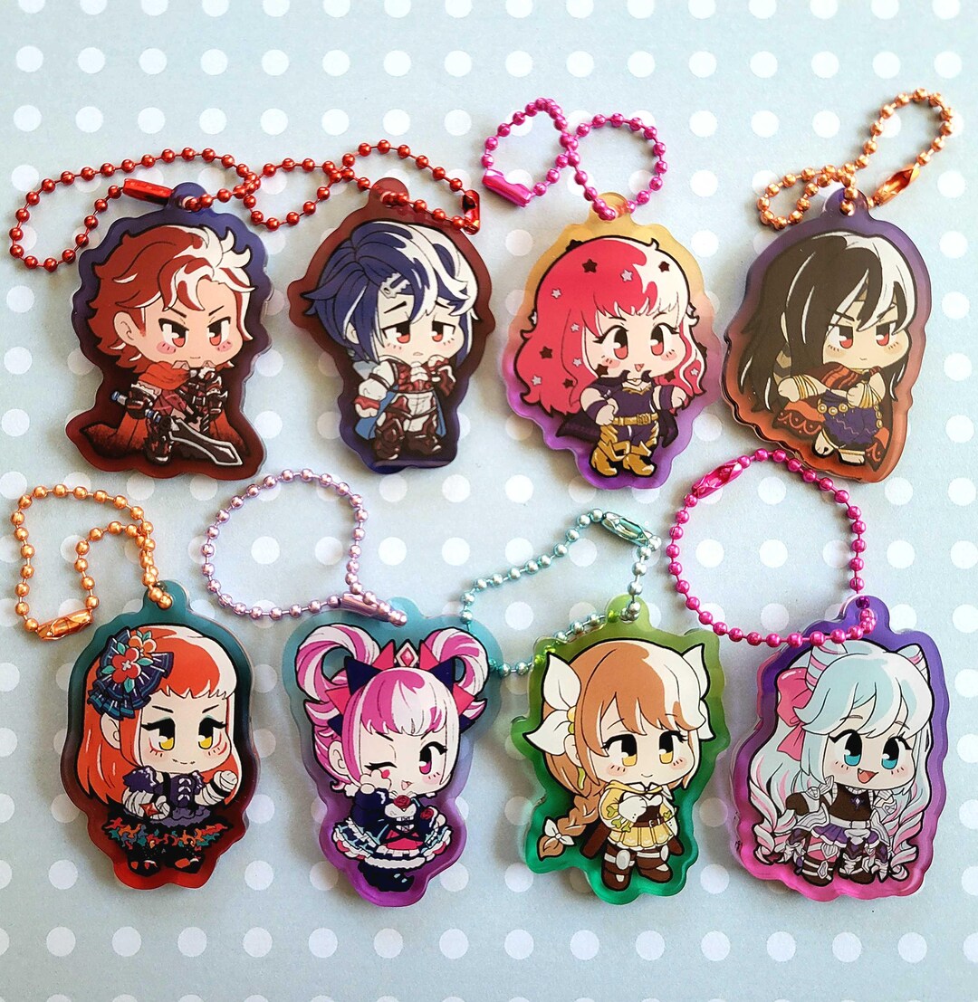 Fire Emblem Engage Bead Chain 2" Acrylic Charms - Etsy