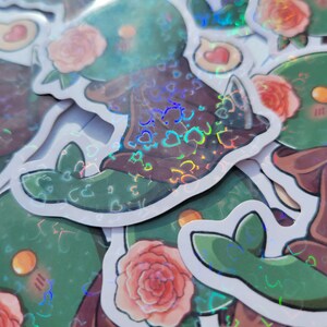 Final Fantasy Tonberry Love Heart Foil 2.5" Vinyl Weatherproof Sticker ...