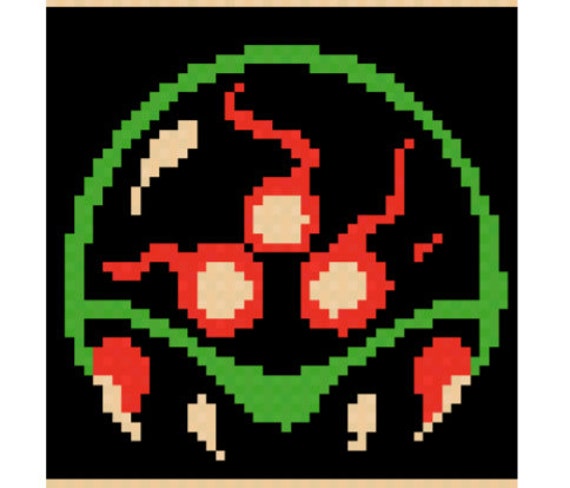 Cross Stitch Pattern Metroid | Etsy